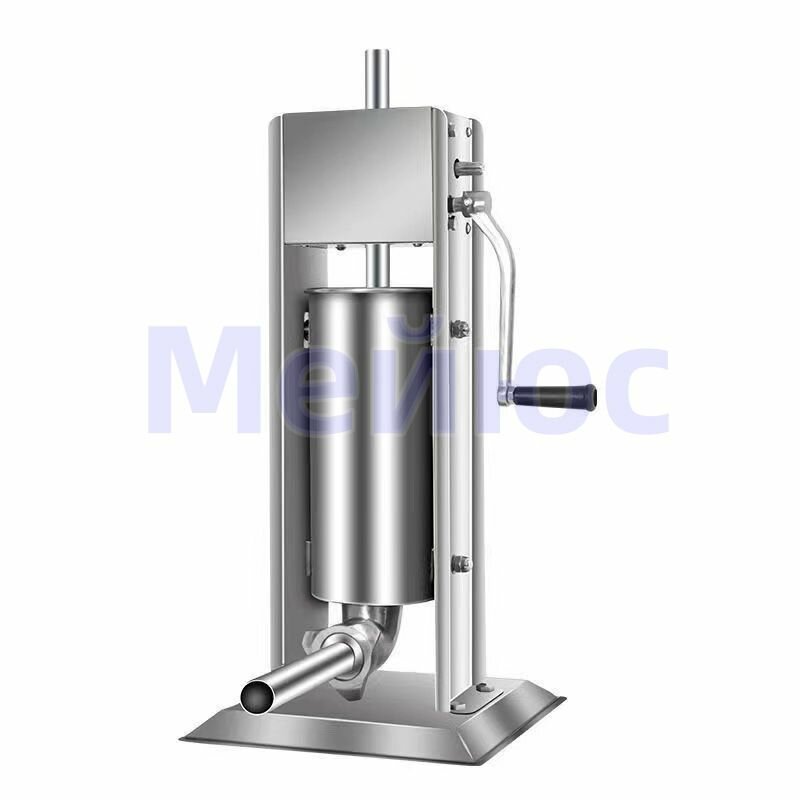 Шприц колбасный ручной HAKKA вертикальный на 5 л. 5 насадок. Запасное кольцо.