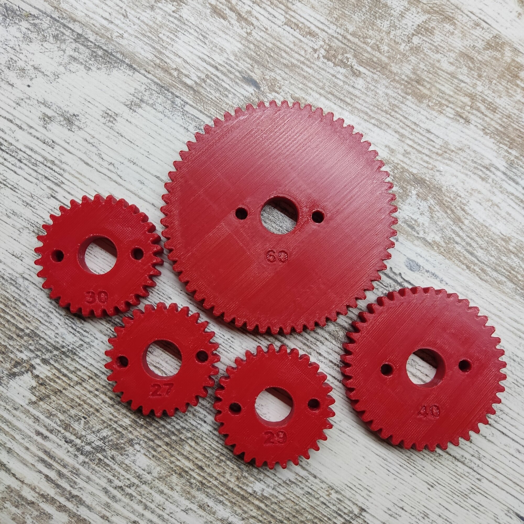 Шестерни гитары ТВ-7М, для токарного станка, комплект, пластик, 3D печать