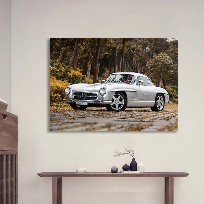 Картина авто / мерседес, картины на стену для интерьера / мужчине, 20х30 см.