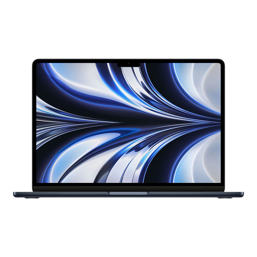 13.6" Ноутбук Apple MacBook Air 2022 (2560x1664, Apple M2, RAM 16 ГБ, SSD 256 ГБ, Apple graphics 8-core), темная ночь, Английская раскладка
