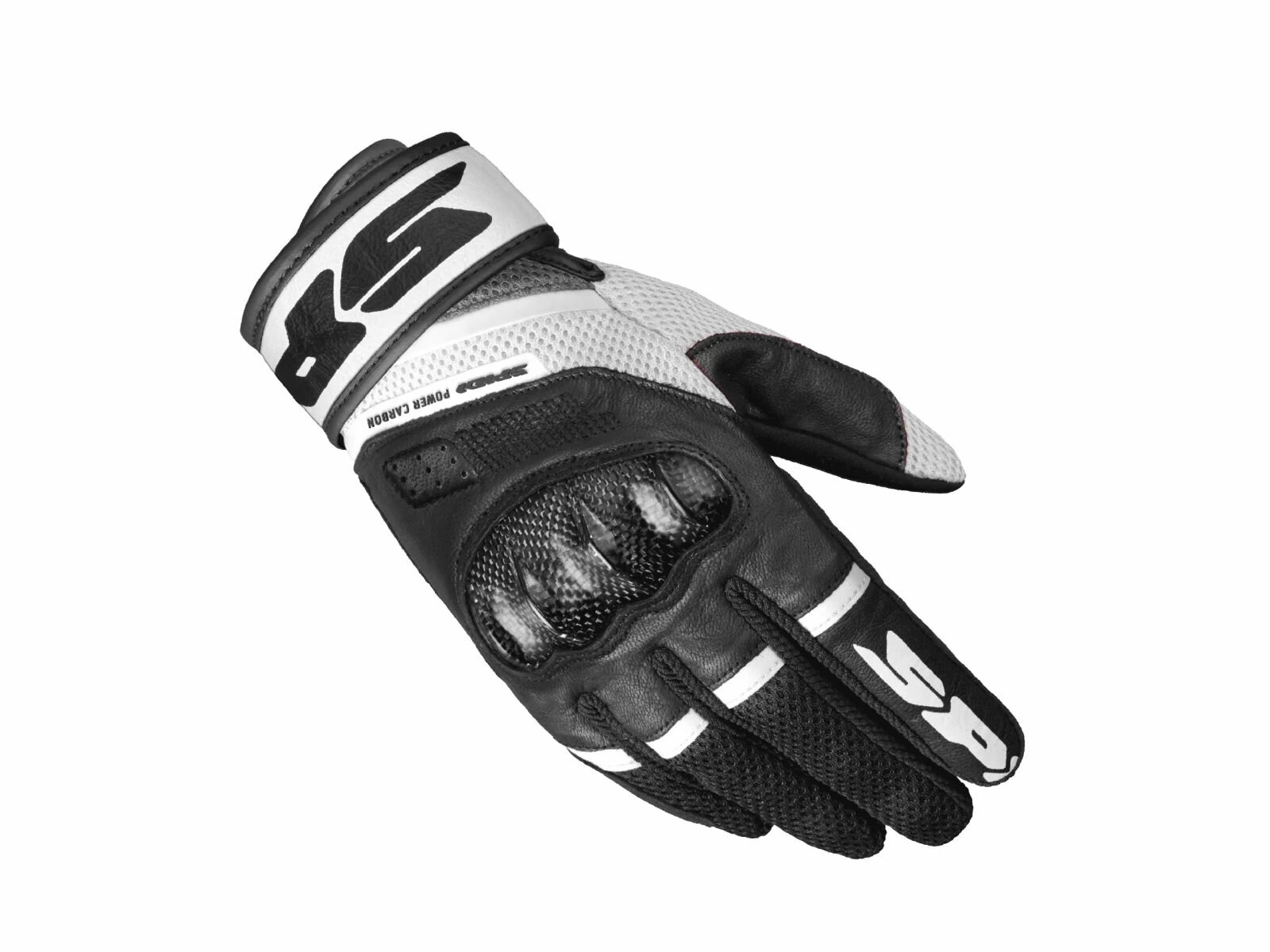 Мотоперчатки SPIDI POWER CARBON LADY Black/White, XS