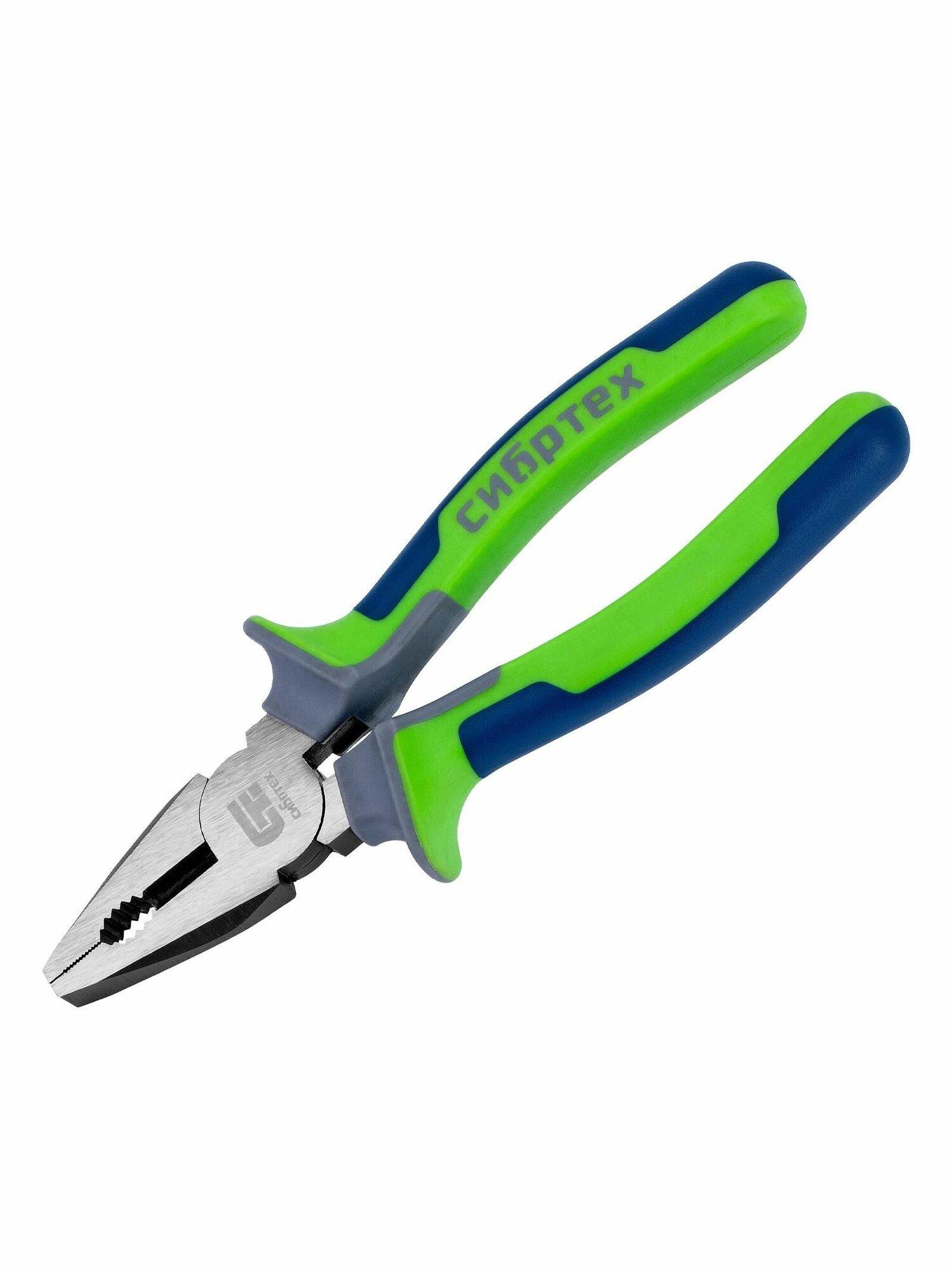 Плоскогубцы комбинированные, 200 мм, фосфатирование, трехкомпонентные рукоятки Сибртех