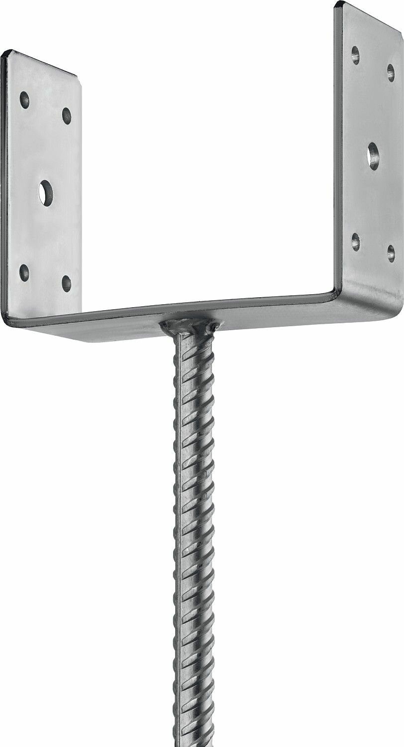 Столб ЗУБР ОС-U, 151x120x60 мм, U-образное основание, металлический 310286-150