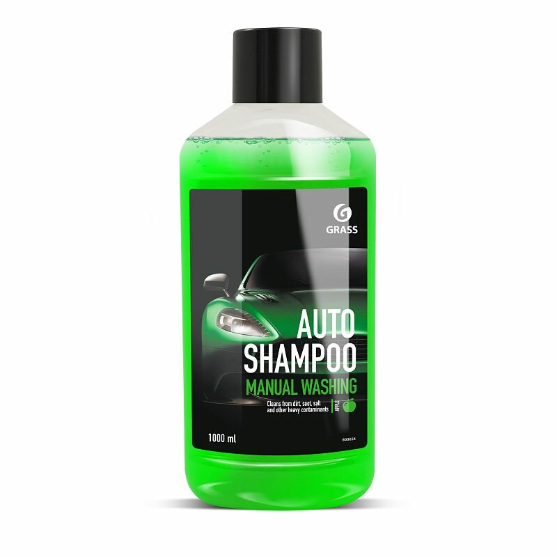 Автошампунь auto Shampoo с ароматом яблока 1 л GRASS 111100-2