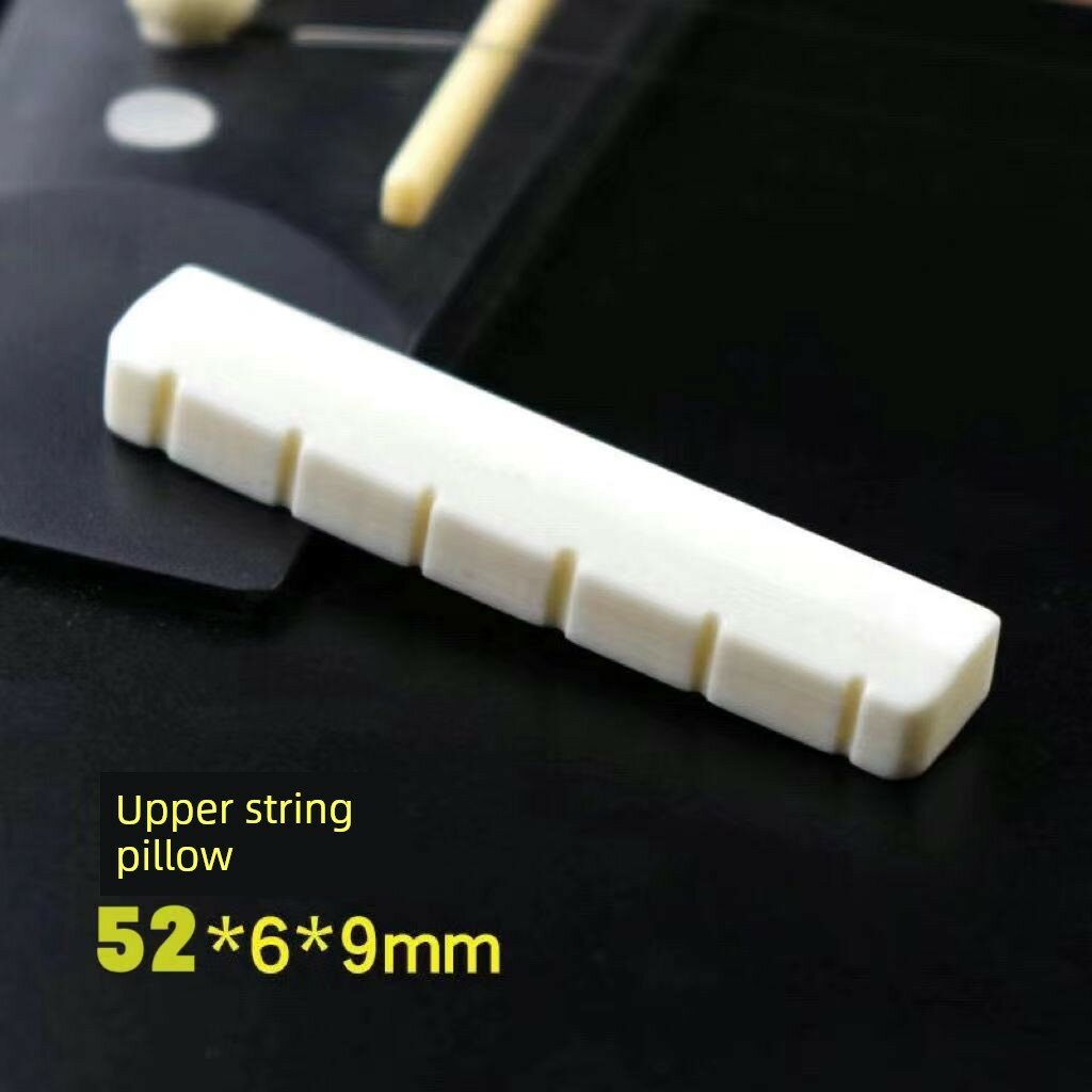 Кронштейн для струн на акустическую гитару, из чистой кости, малый аксессуар, конус для крепления струн, верхний и