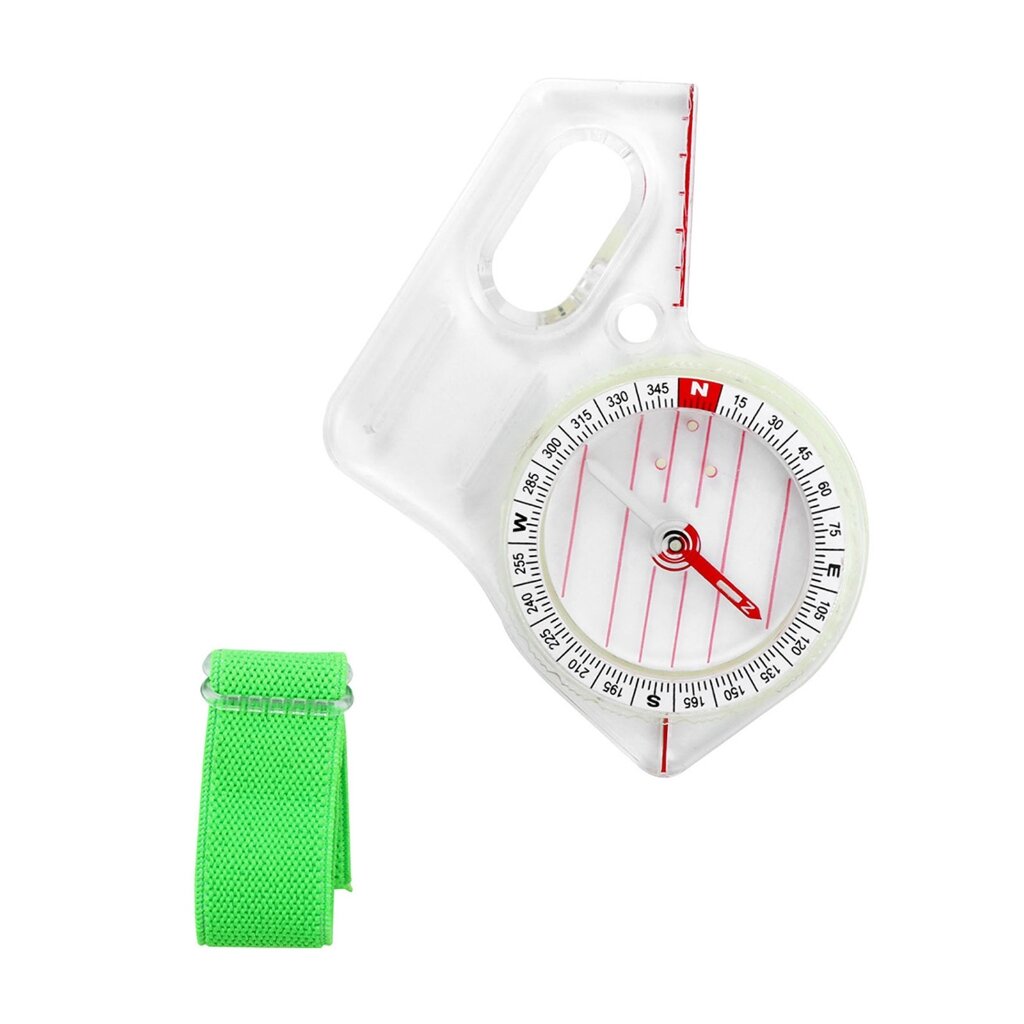 Навигационный компас-линейка для чтения туристической карты и ориентирования на местности