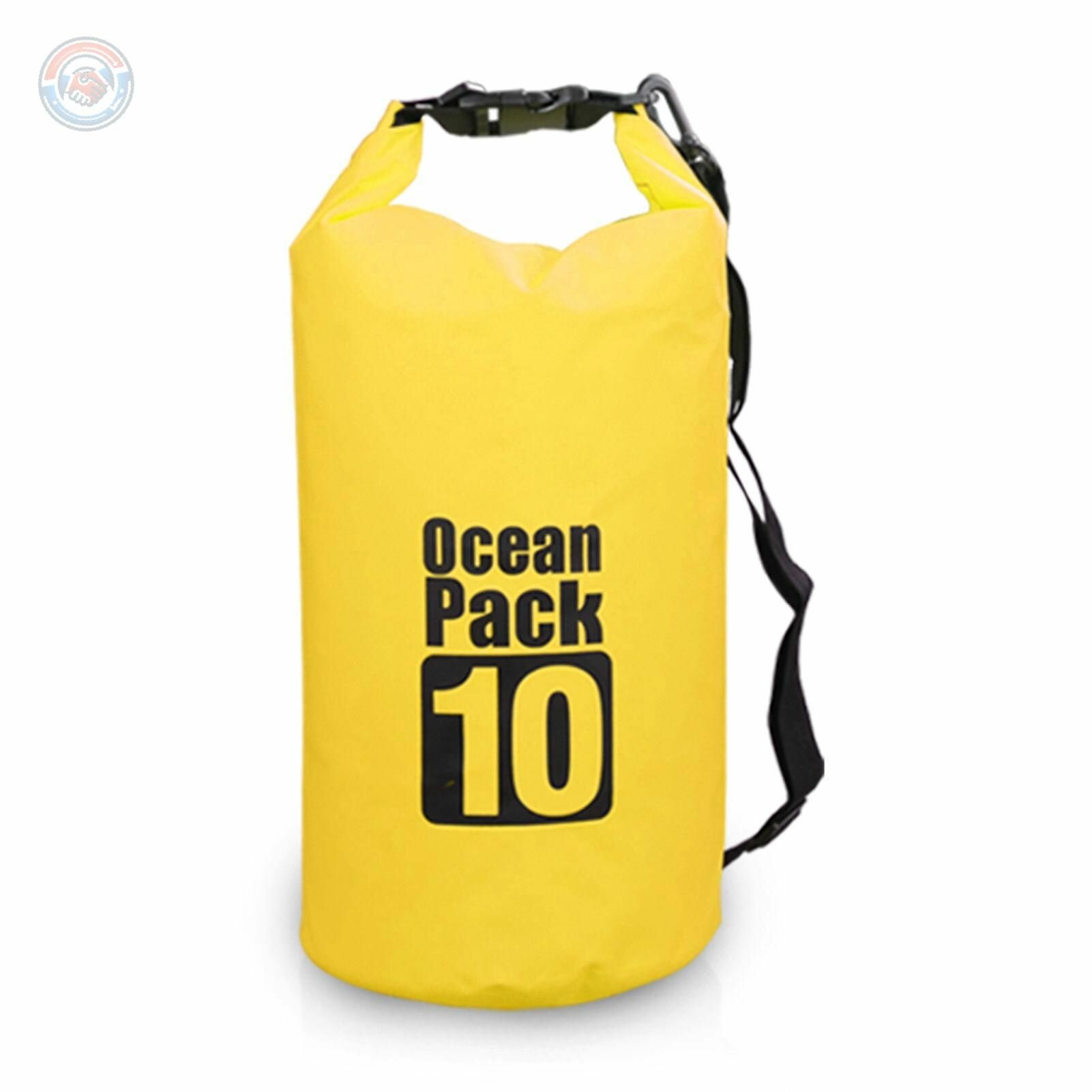 Гермомешок 10 л водонепроницаемый для походов, плавания и пляжа надежная защита вещей от воды и грязи