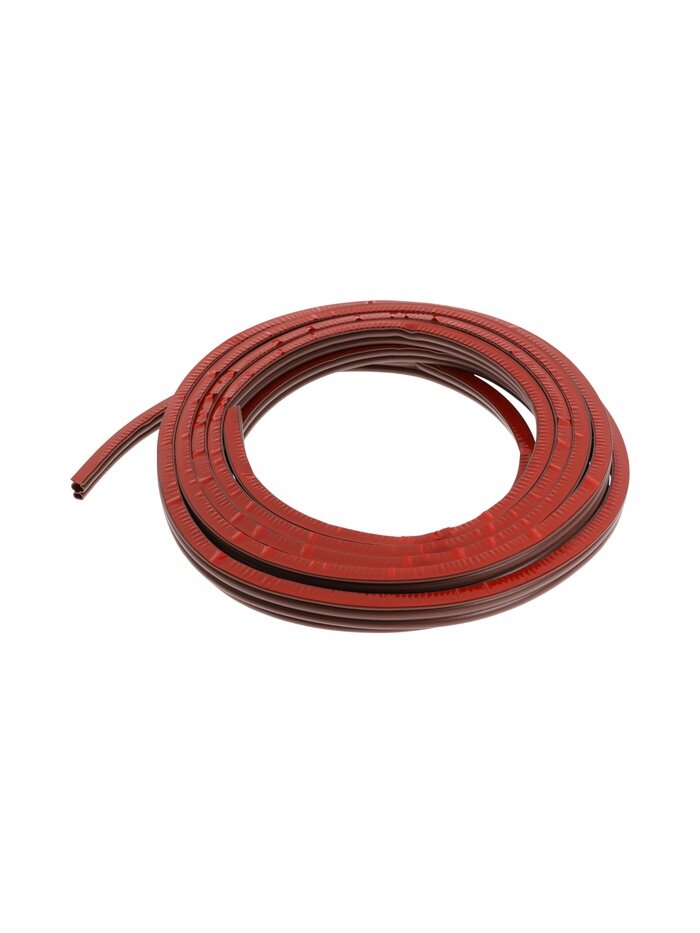 Уплотнитель самоклеящийся тундра, утеплитель для дверей, 10×15 мм, 6 м