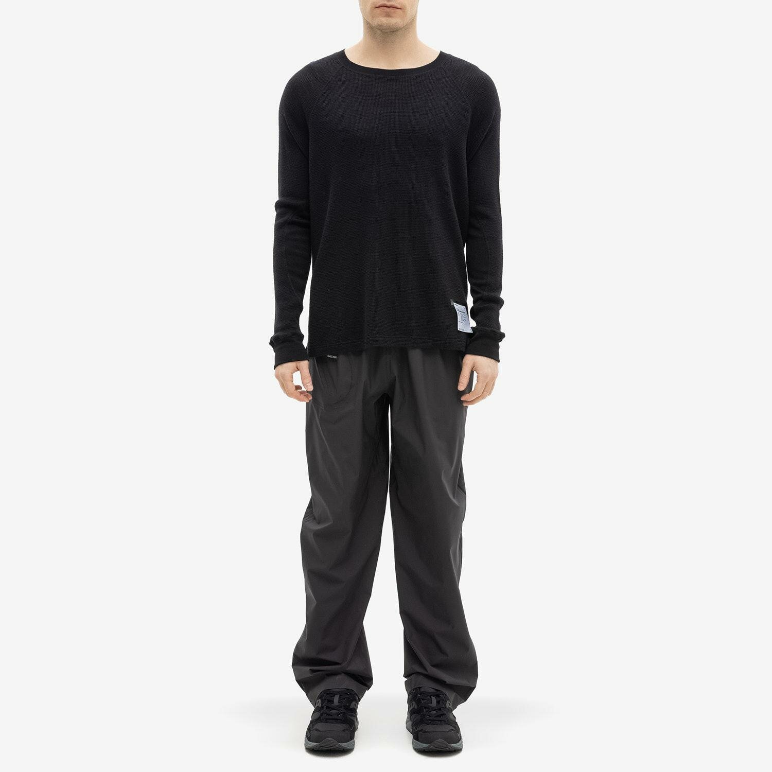 Термоводолазка Satisfy ТЕРМОКОФТА SATISFY CLOUDMERINO WAFFLE BASE LAYER, размер M, black — фото 1
