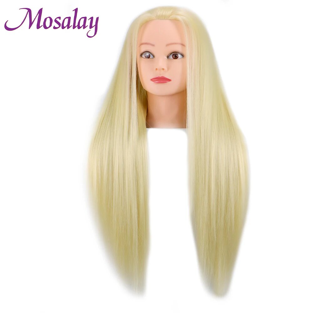 Голова-манекен Mosalay, синтетические волосы Only head C