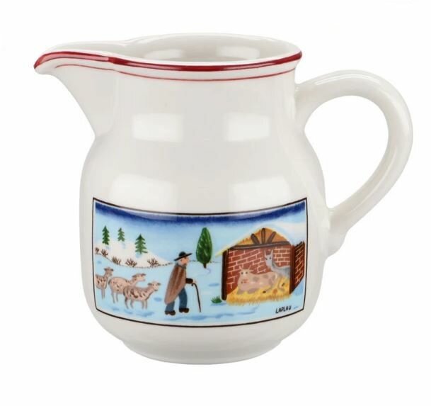 Винтажный молочник "Naif Christmas" Villeroy & Boch, 1980-1989 гг, Люксембург