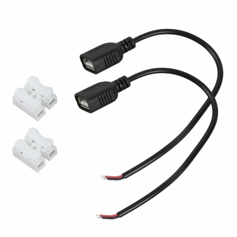 USB-переходник «мама» на 2-контактный провод