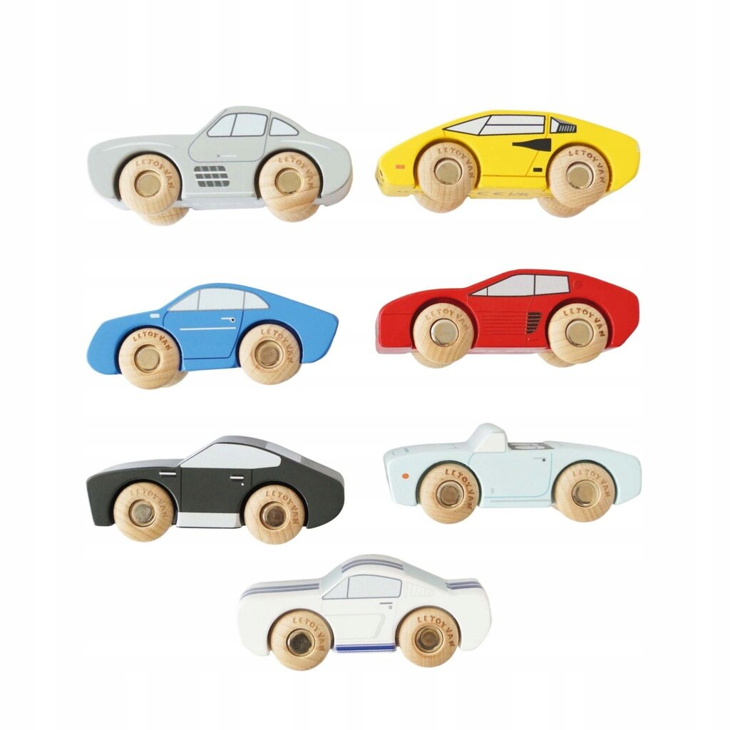 Детская игрушка Le Toy Van-Деревянный набор спортивных машинок , 7 предметов - mp_TV445