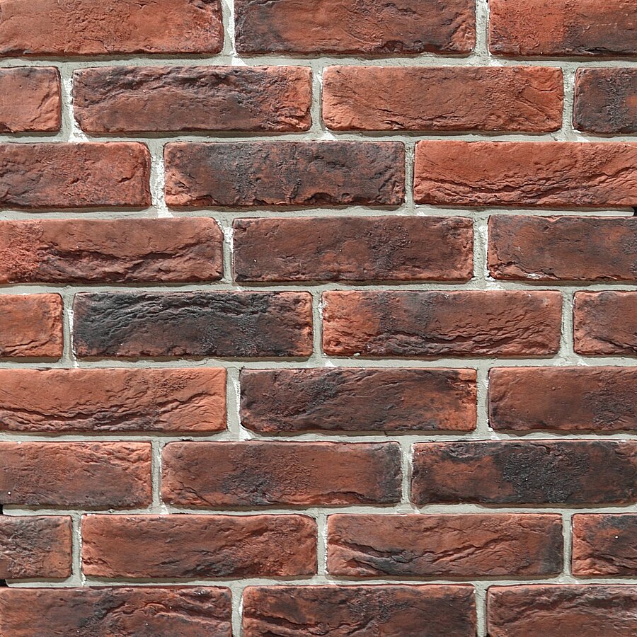 Немецкий кирпич арт.120-06, упаковка по 1.5м² (~30кг), декоративный камень для отделки Мастер-камень