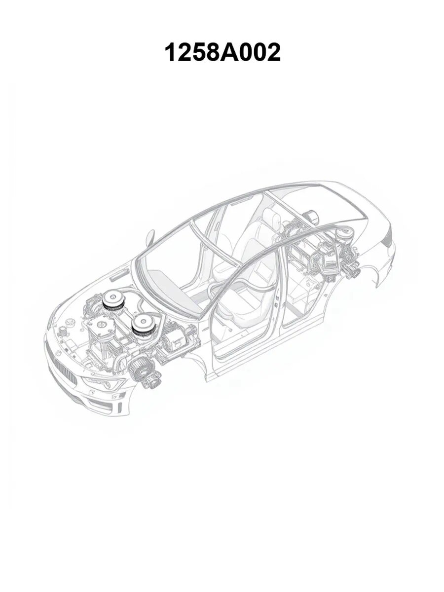 1258A002, Датчик давления масла Mitsubishi