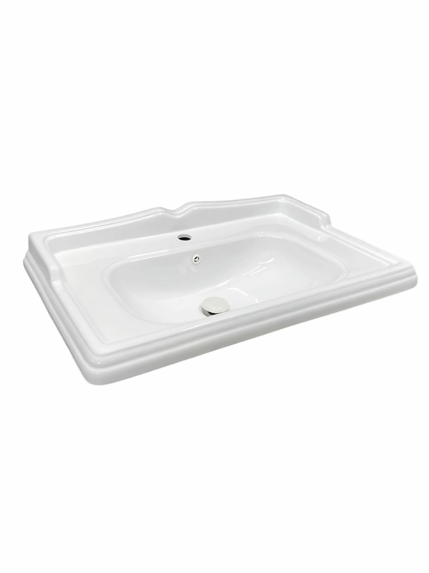 Раковина мебельная 80 см в классическом стиле для ванной Comforty 3380