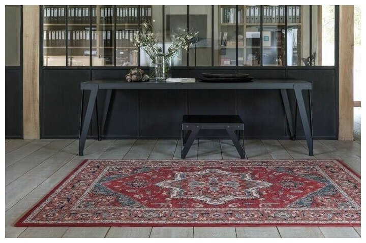 Ковер шерстяной бельгийский на пол в гостиную в спальню 135х200 см классический ворс 8 мм 130872 Kover-Russia