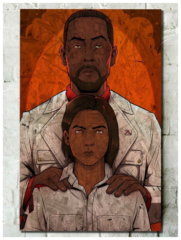 Картина интерьерная на рельефной доске ОСП игра far cry 6 - 9569