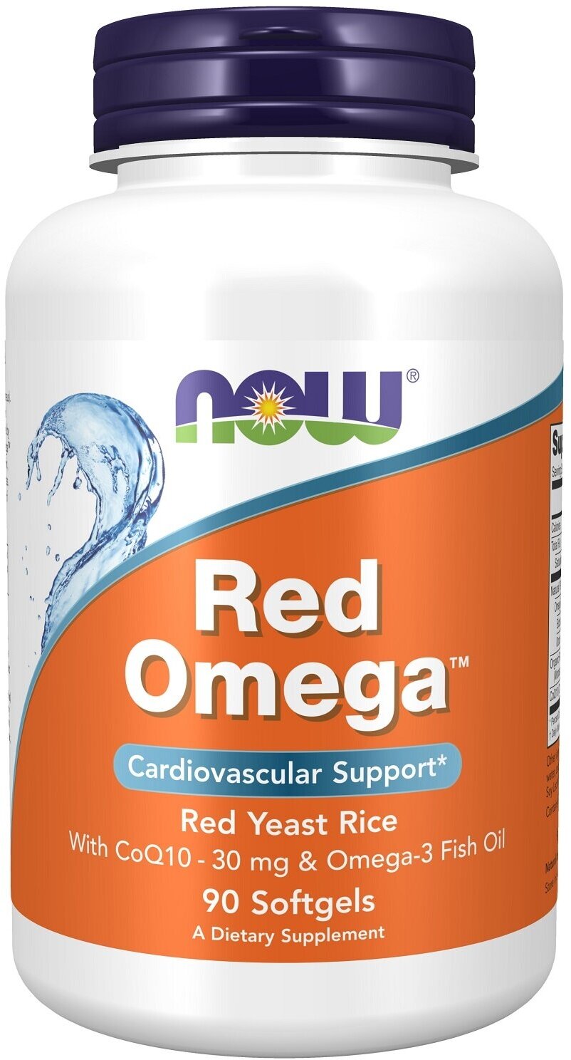 БАД Now Foods "Комплекс Red Omega", с рыбьим жиром и коэнзимом Q10, 300 мл