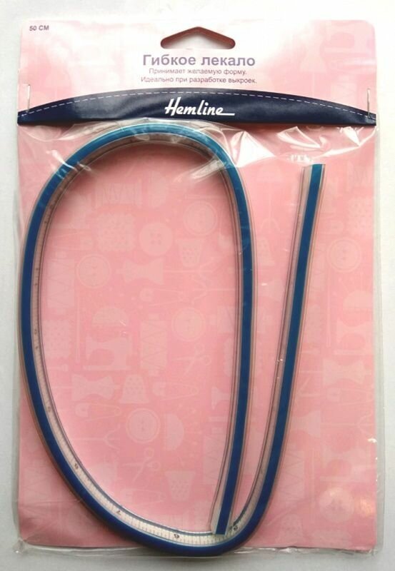 Лекало гибкое пластик, 50 см Hemline арт.186