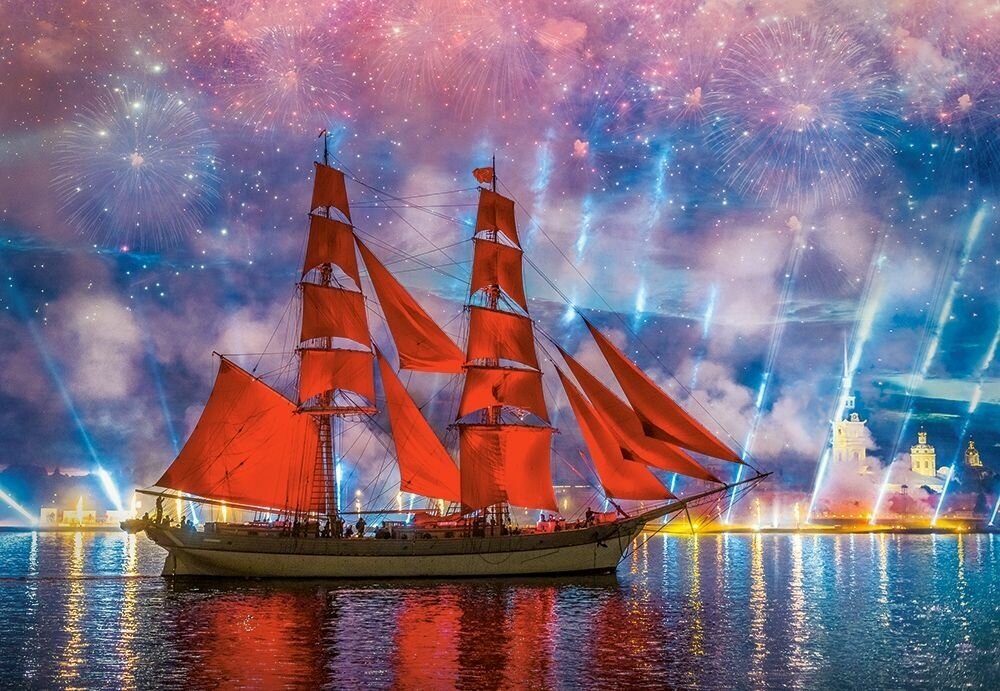 Пазл 1000 деталей "Алые паруса" Castorland C-104482