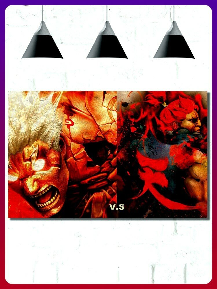 Картина интерьерная, на рельефной доске ОСП, Asura's Wrath - 17418