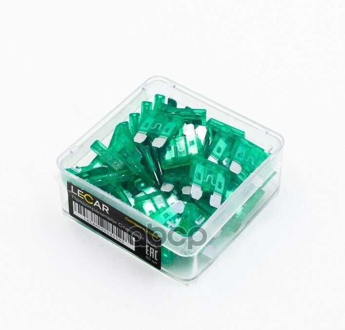 Предохранители флажковые Стандарт 30А 2110 н/о LECAR 50 шт. LECAR арт. LECAR000080503