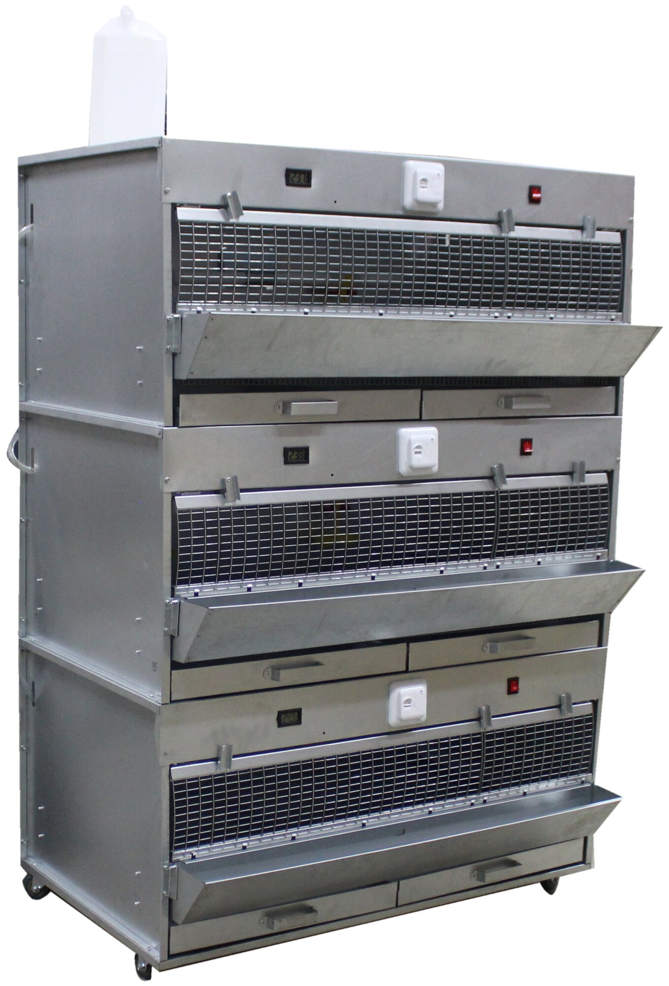 Брудер для 270 цыплят Оптима 3 яруса