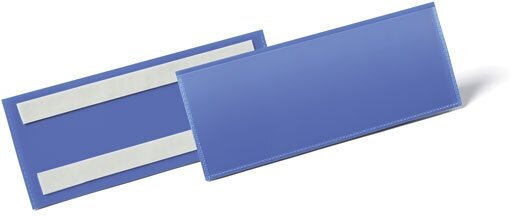 Карман для маркировки самоклеящийся DURABLE 1794/07, 1/2 А5, синий, Внешние размеры 223х81,51мм, 1шт.