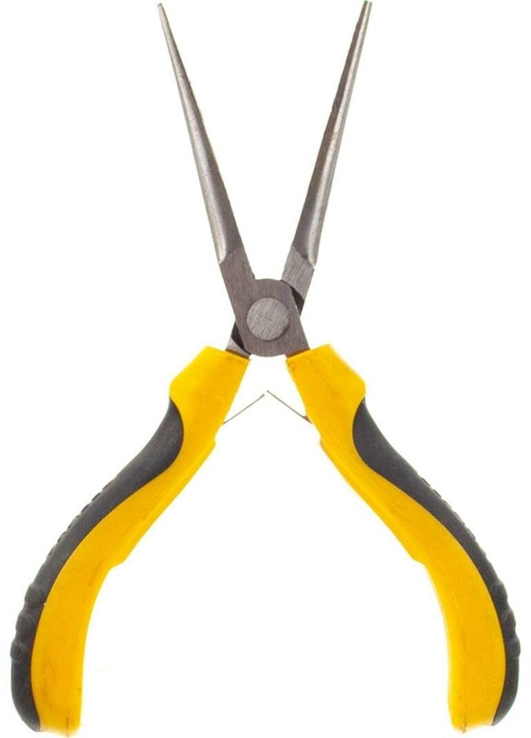 Тонкогубцы прямые мини 12см эврика