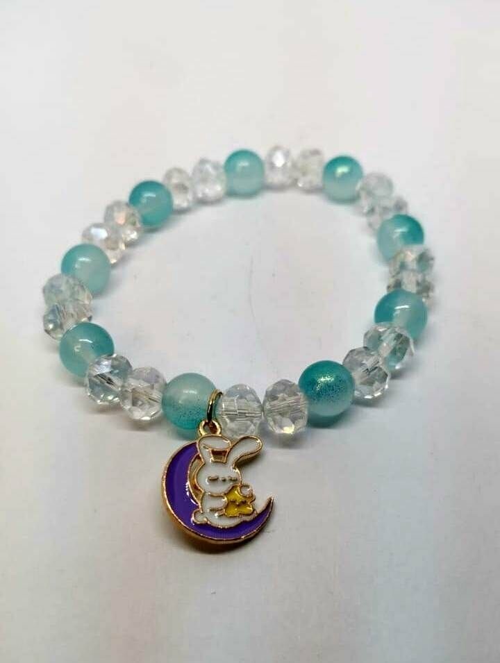 Браслет-цепочка, искусственный камень