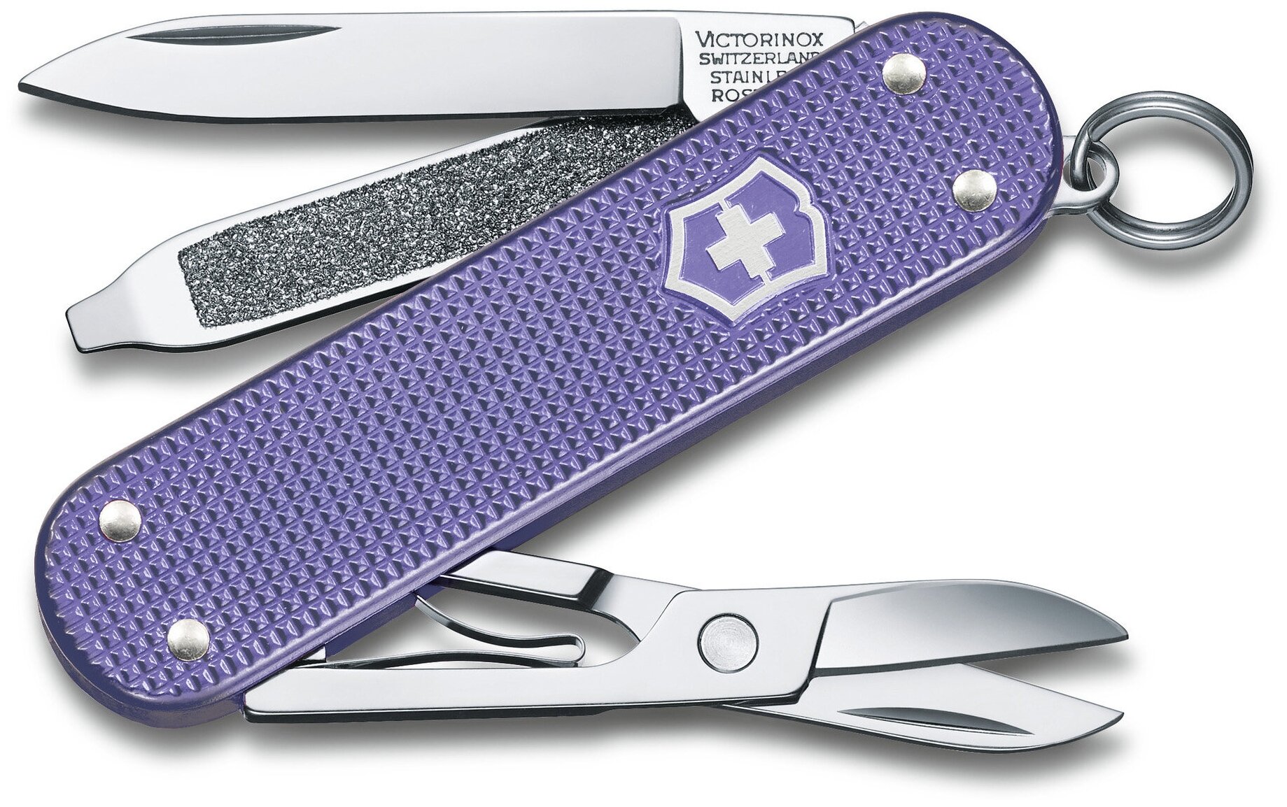 Нож перочинный Victorinox Classic Electric Lavender (0.6221.223G) 58мм 5функц. карт. коробка