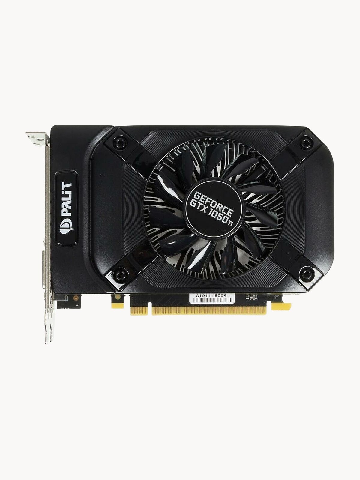 Видеокарта Palit GeForce GTX 1050 Ti StormX 4GB (NE5105T018G1-1076F), Retail