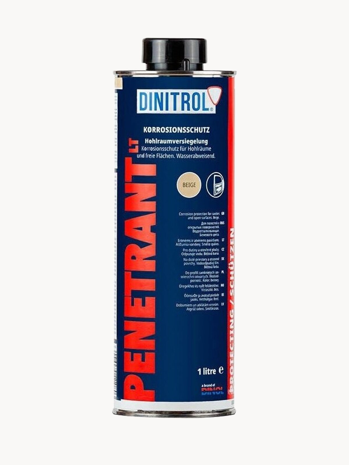 Dinitrol Penetrant LT (1 литр, евробаллон) Антикор для скрытых полостей