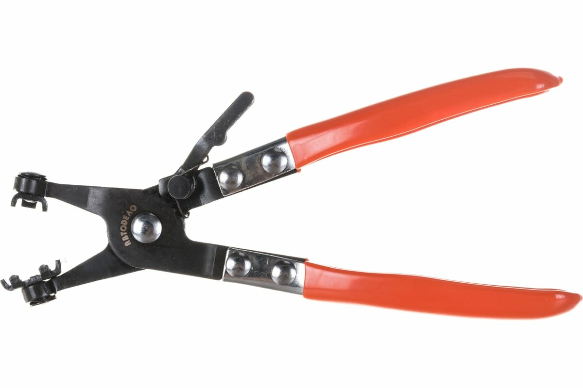 АвтоDело клещи для самозажимных пружинных хомутов прямые 40100 15072