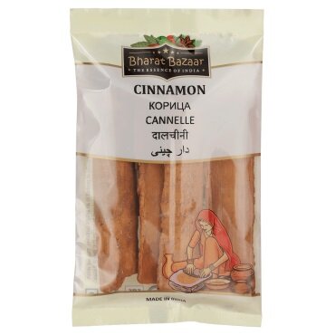 CINNAMON STICKS Bharat Bazaar (Корица целая, палочки, Бхарат Базар), 50 г.