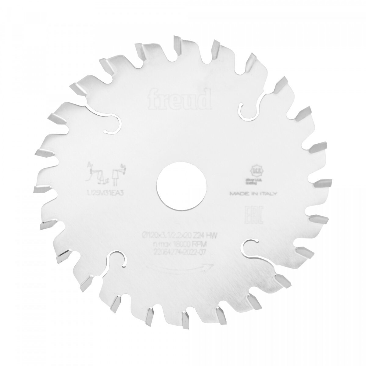 Подрезная дисковая пила FREUD 120x3,1/2,2x20 Z=24 LI25M31EA3