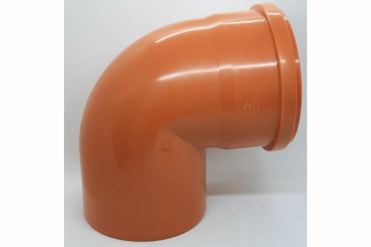 Flextron Отвод 160 мм 87,5° для наружной канализации - пластиковый фитинг водоотведения