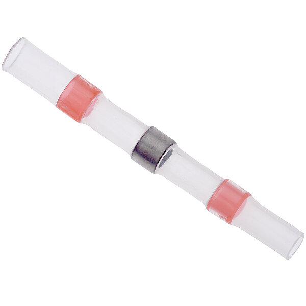 Гильза ПК-Т LDHT-21 соединительная 0,5-1,0мм2 под пайку с термоусаживаемой изоляцией (100 шт. в наборе)