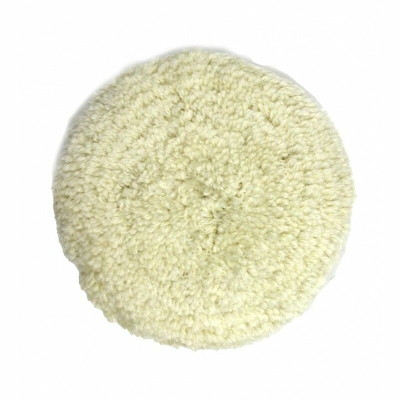 Губка для полировки ручная из овечьей шерсти двусторонняя 180мм ROCKFORCE