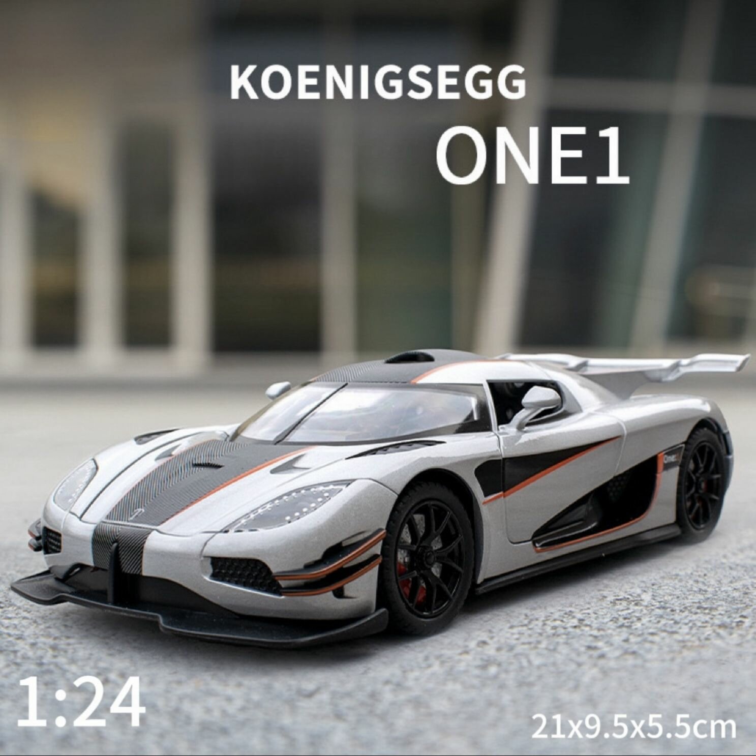 Металлическая модель автомобиля Koenigsegg one1