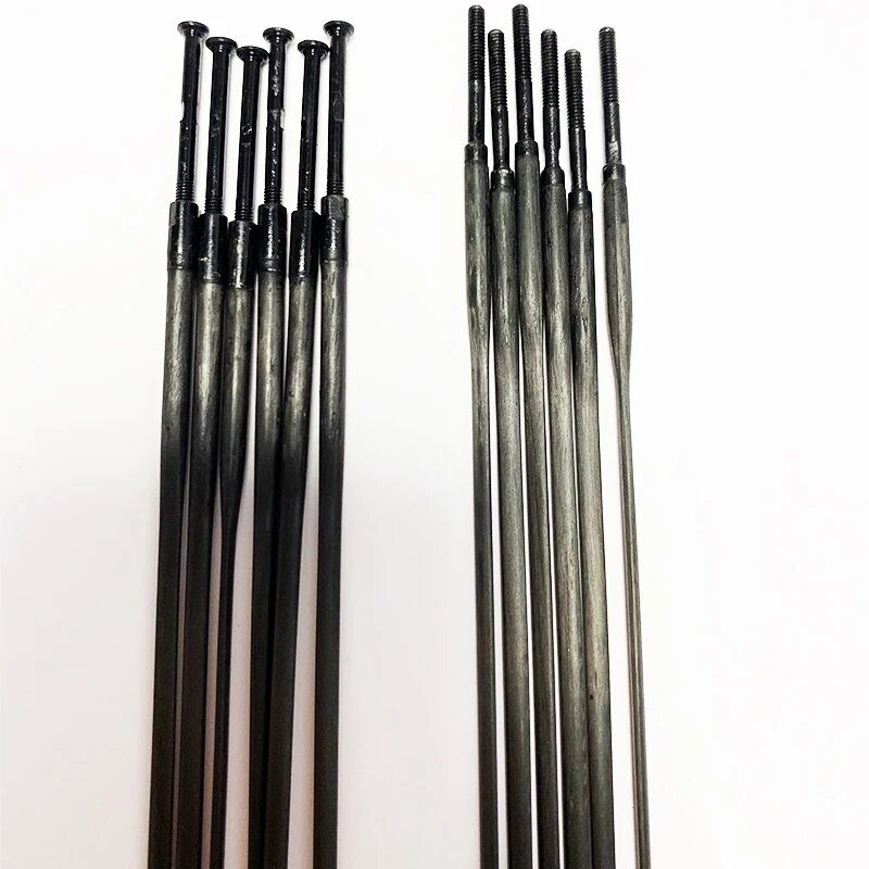 Карбоновые аэро спицы для велосипеда 2,6 г Black Custom Sizes