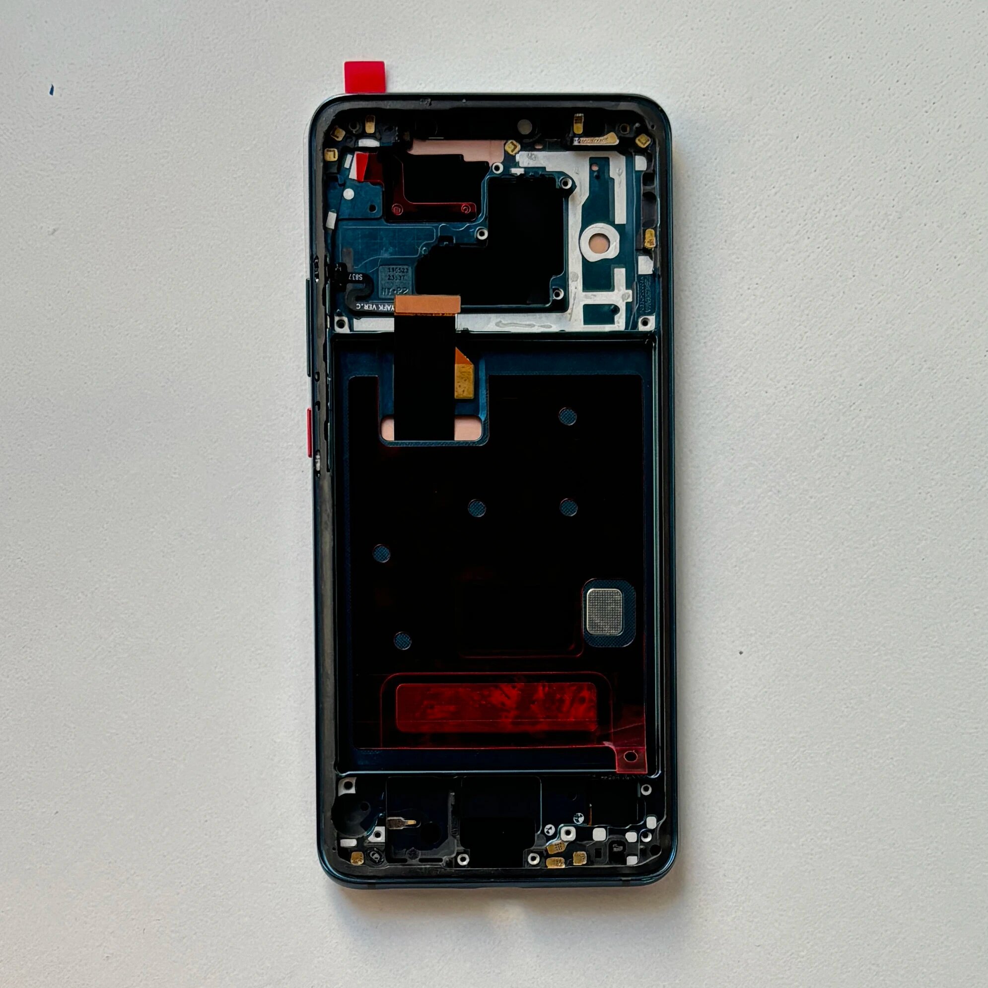 100% Оригинальный 6,39 'для Huawei Mate 20 Pro, ЖК-дисплей с рамкой, сканер отпечатка пальца, сенсорный экран, дигитайзер, Запасная часть Green with Frame