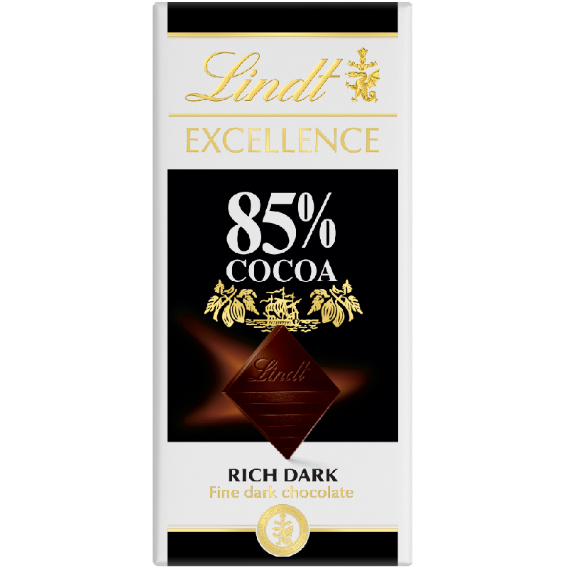 Шоколад LINDT EXCELLENCE Горький 85% Какао 100г