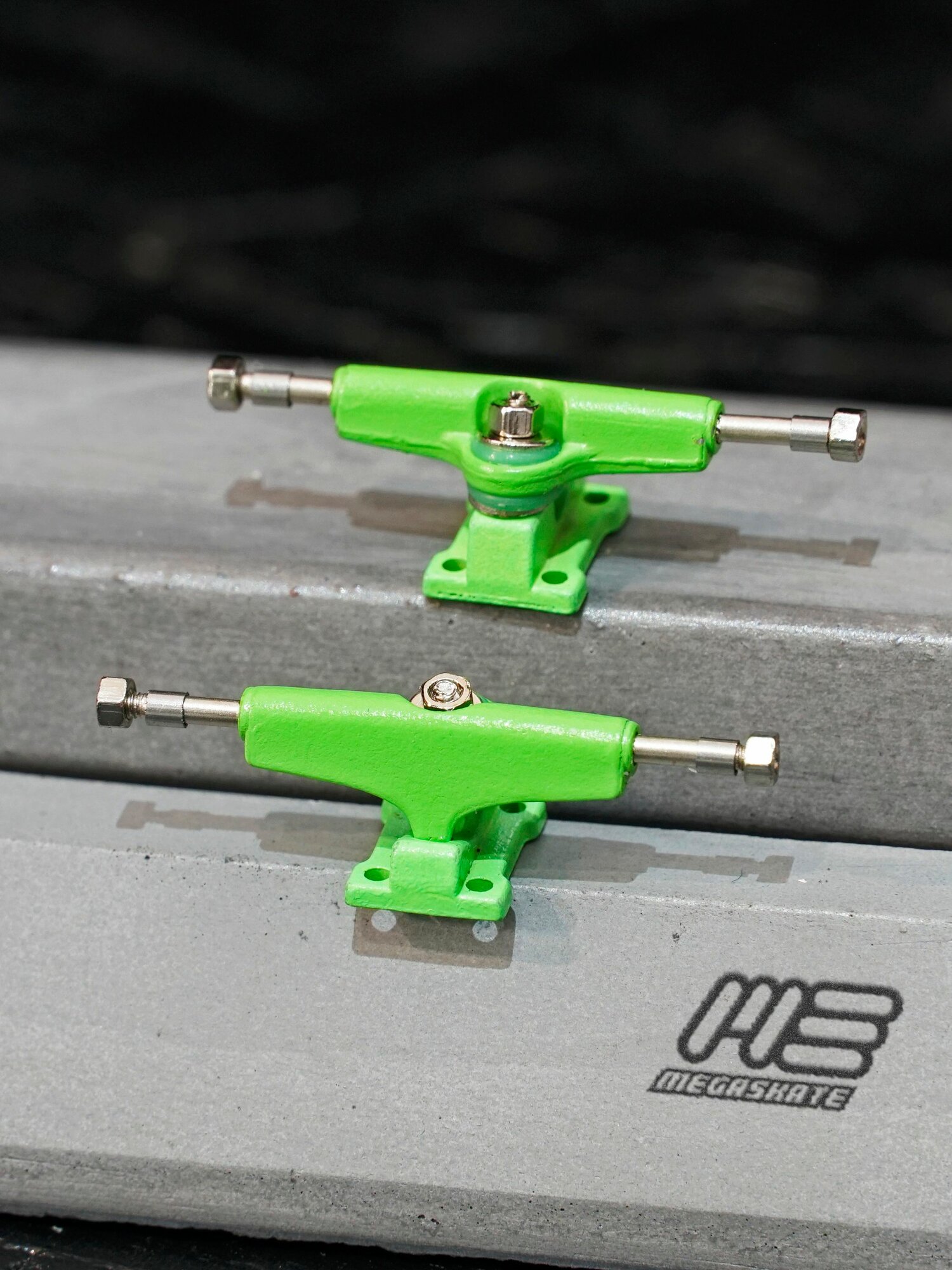 Траки для фингерборда MSS Base 32 мм кислотно-зеленые