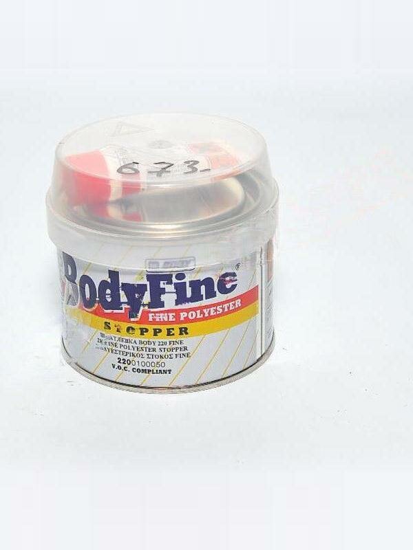Шпатлевка BODY Fine полиэфирная, 0,25 кг + отвердитель, BODY 220, 8г