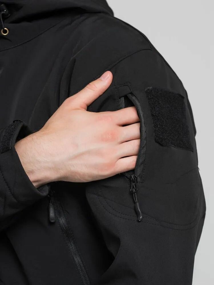 Костюм тактический ESDY SoftShell Чёрный - размер 4XL