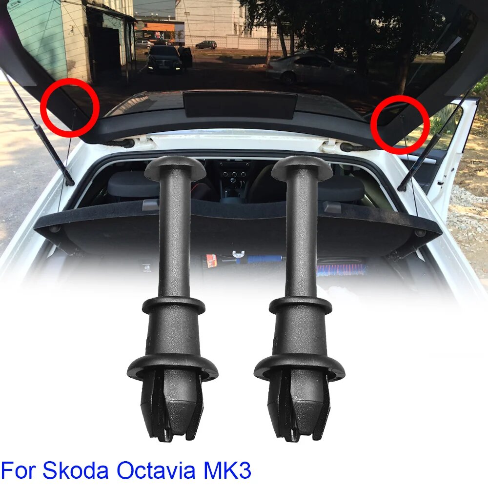 2 шт, зажимы для багажника автомобиля, для Skoda Octavia MK3 2012 2013 2014 2015 2016 2017 2018 2019