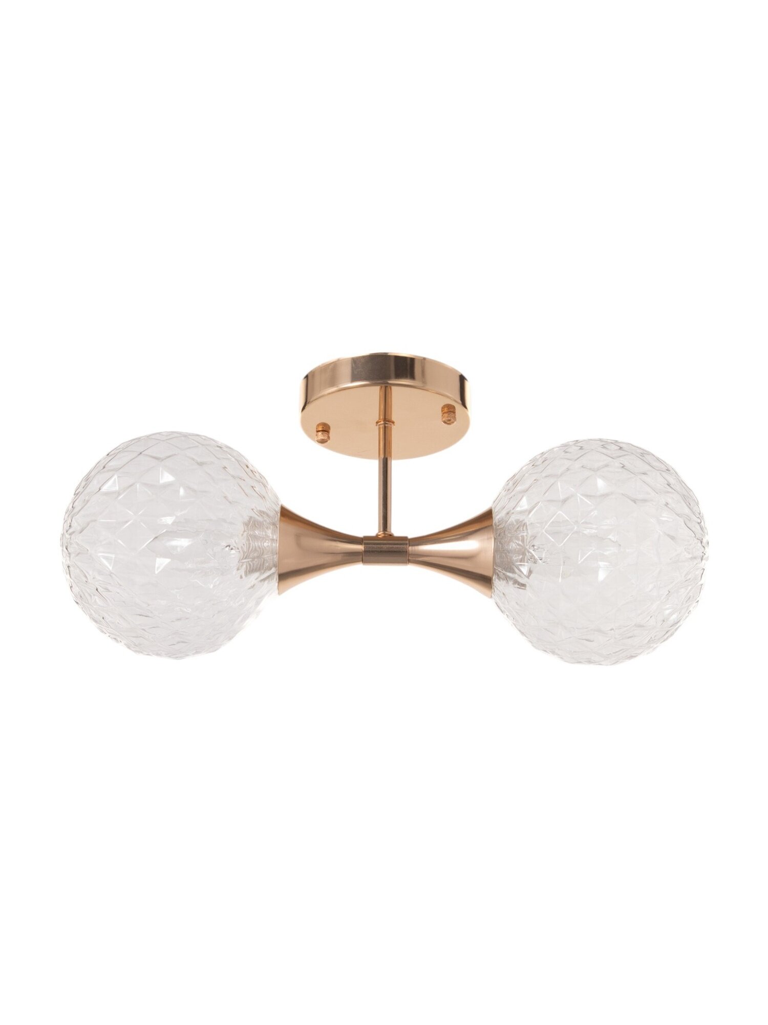 Бра BayerLux "Лос-Анджелес", 2 лампы, E27, 15 Вт, IP20, модерн, золото