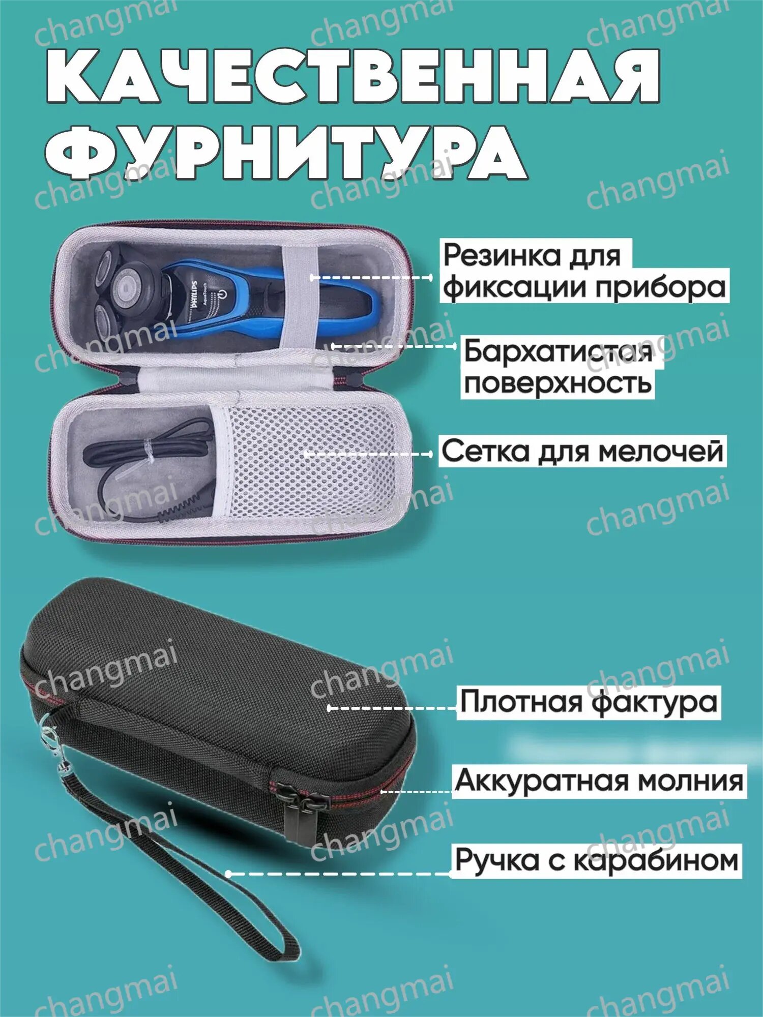 Футляр для бритвы чехол для электробритвы триммера машинки для стрижки